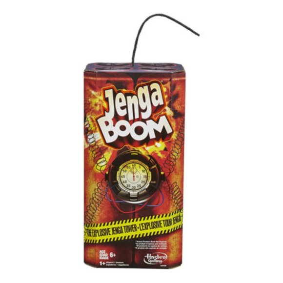 Hasbro | Toys | Hasbro Boardgame Jenga Boom The Explosive Jenga Tower ...